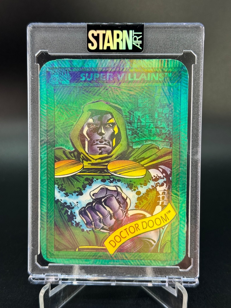 Doctor Doom Painted and Embossed Marvel One-of-one 1/1 Card Art - Etsy