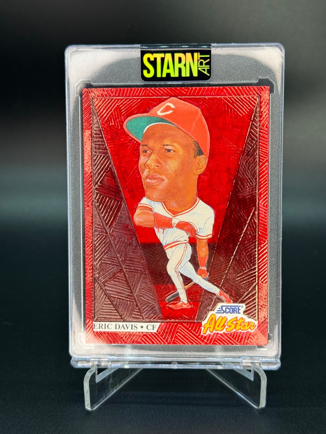 Eric Davis Custom Embossed and Painted Card Art - Acrylic, Watercolor ...