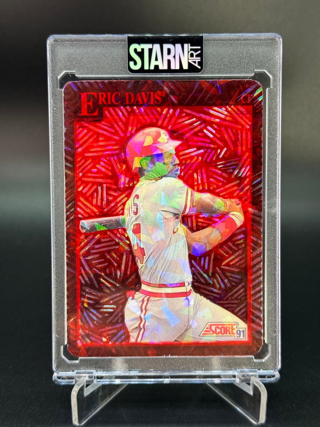 Eric Davis Custom Painted Card Art - Acrylic, Watercolor, and Alcohol ...