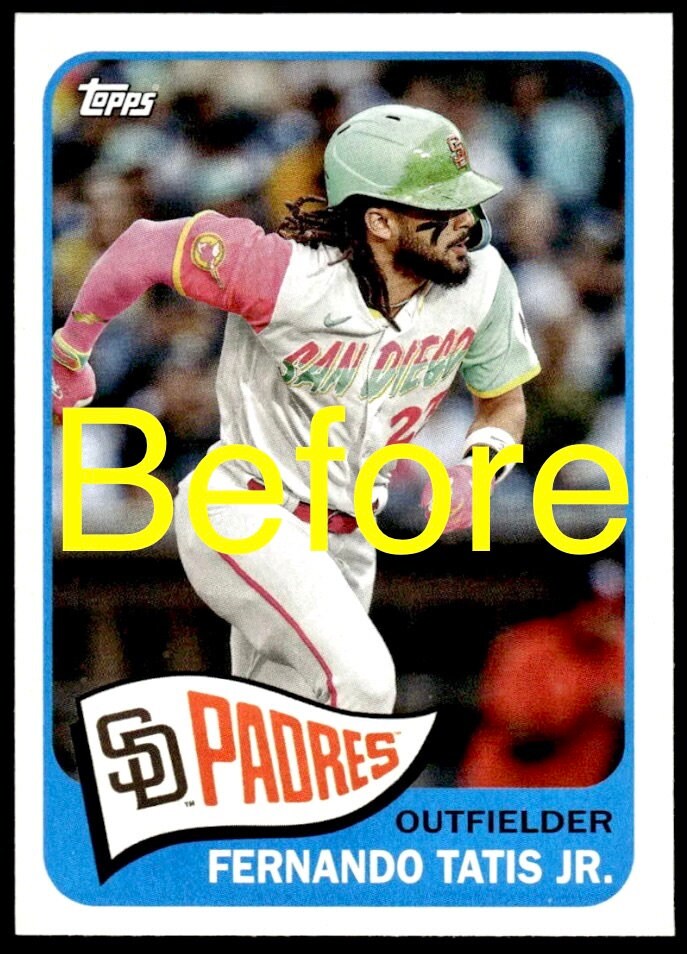 Fernando Tatis Jr. Custom Painted Card Art Acrylic - Etsy