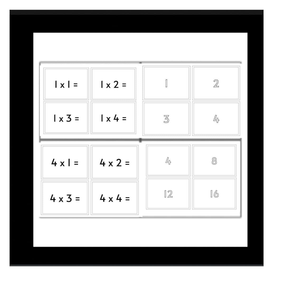 Printable Multiplication Flash Cards - Etsy