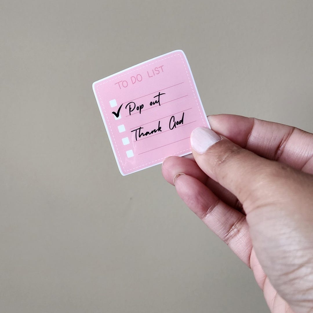 Pop Out Sticker| Christian Sticker| Bible Sticker| Faith Based Stickers ...