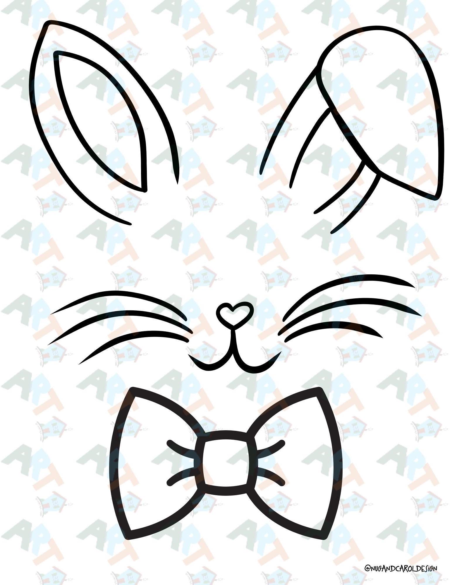 Spring Bunny Coloring Page Printable| Easter Printable| Spring ...