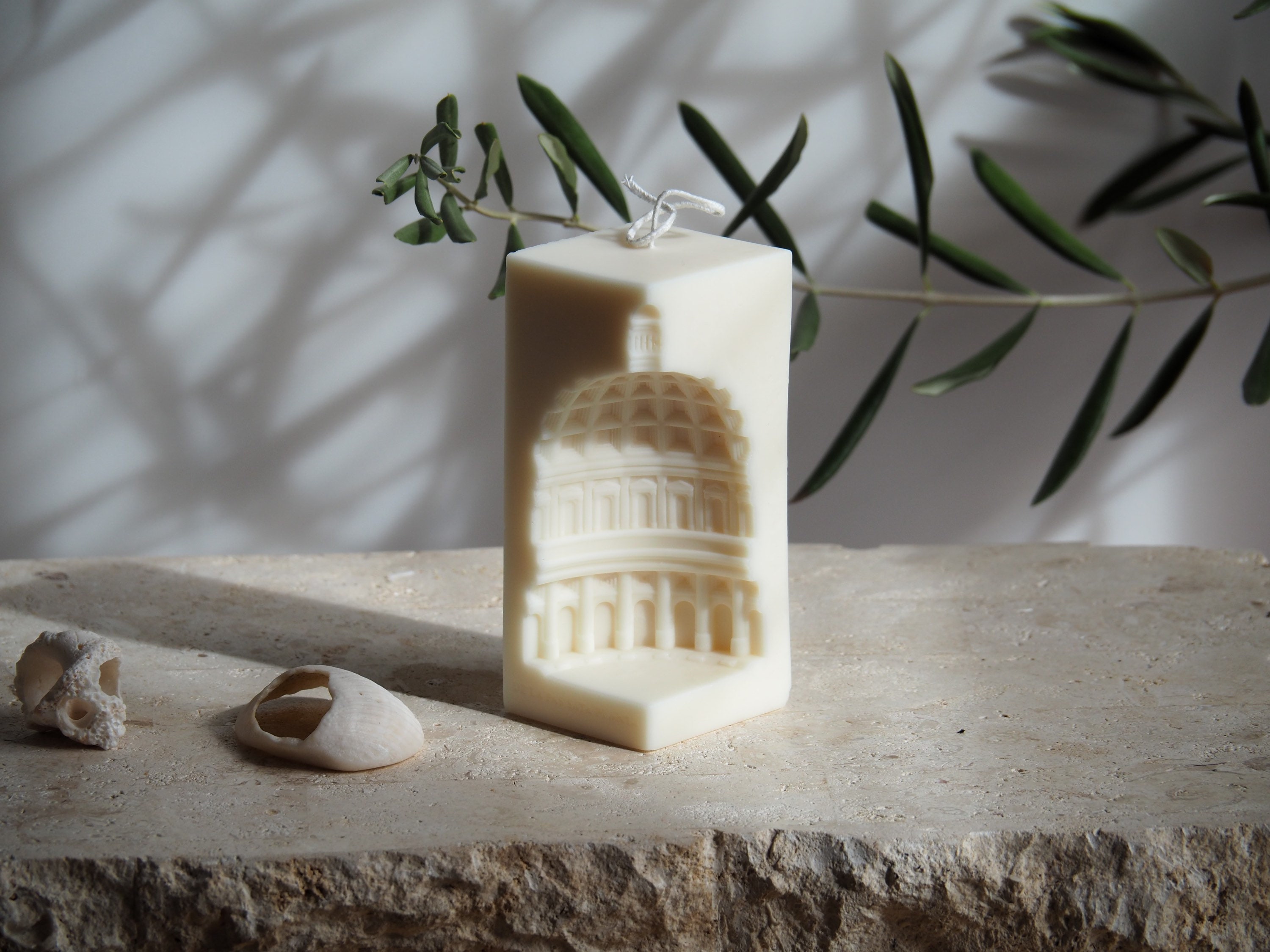 Roman Architecture Candle Handmade Soy Wax Candle Roman Ruins ...