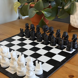 Attack on Titans Chess Set | Anime-themed 3d-printed Chess Board and ...