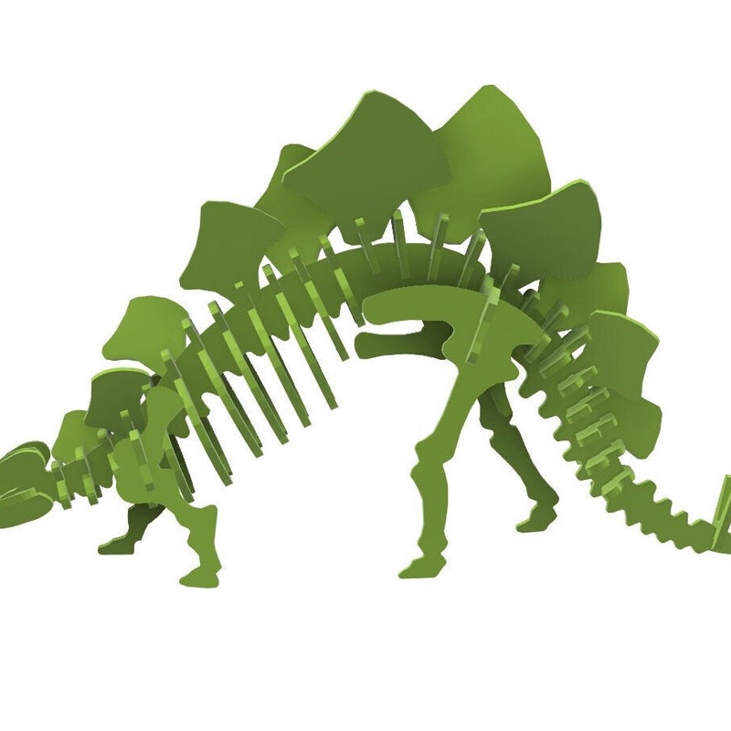 Stegosaurus 3d Puzzle - Etsy