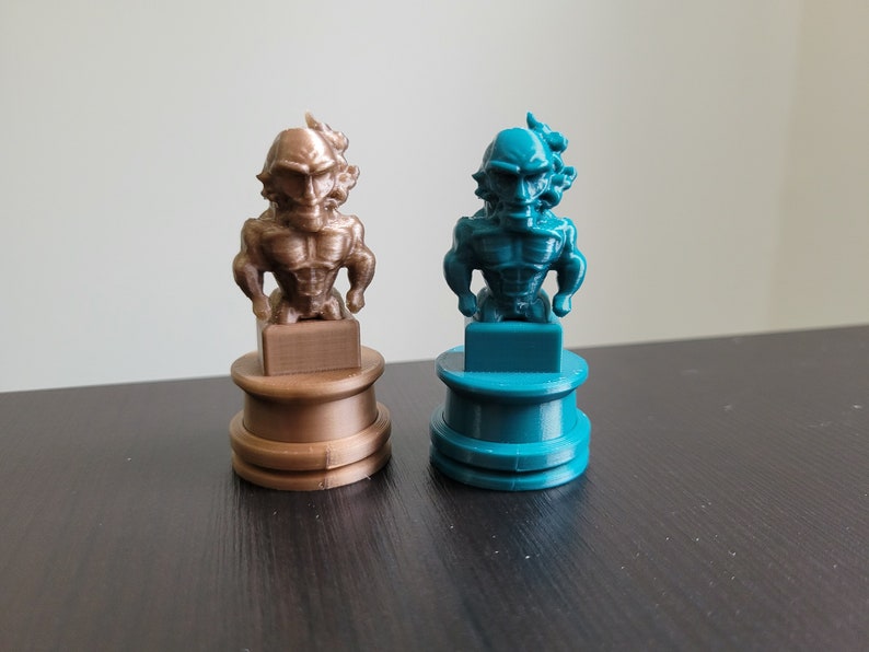Attack on Titans Chess Set Anime-themed 3d-printed Chess Board and ...
