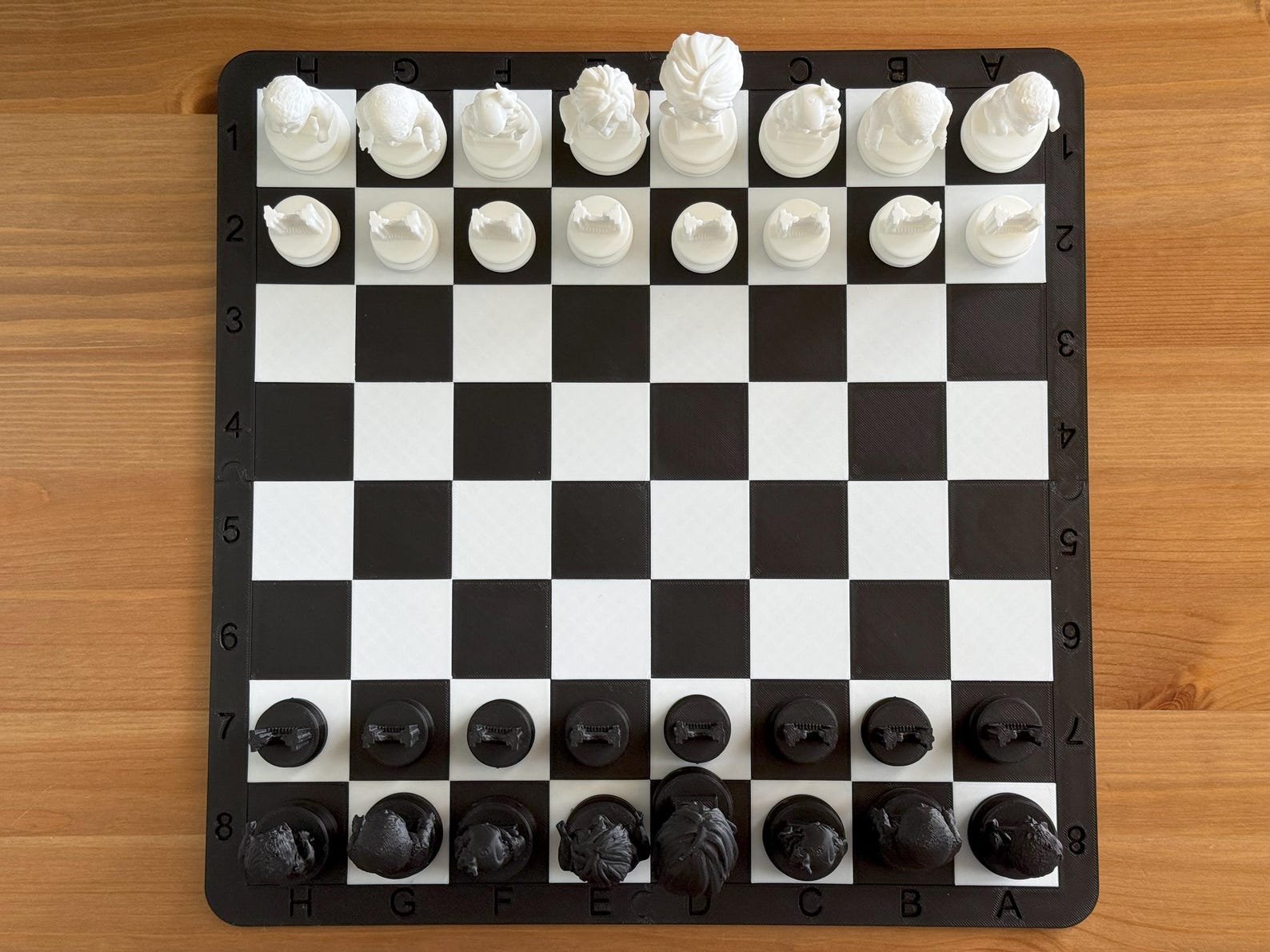 Attack on Titans Chess Set | Anime-themed 3d-printed Chess Board and ...