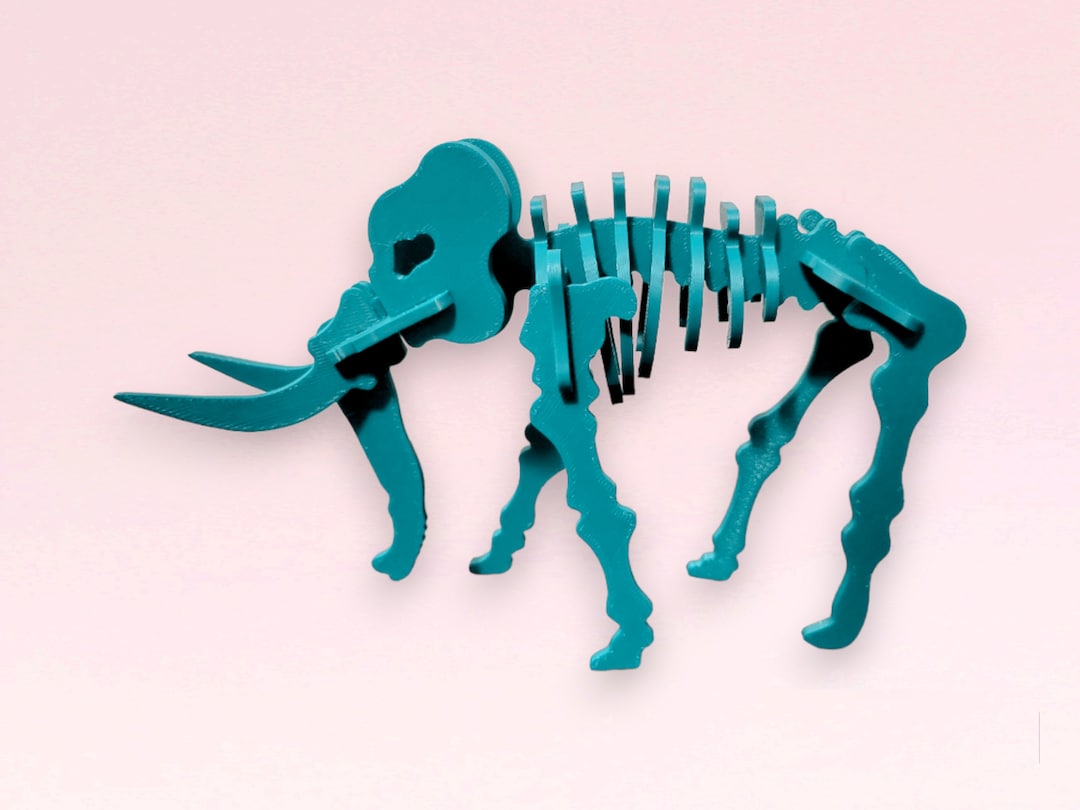 Elephant | 3d-printed Animal Puzzle | Elephant Skeleton | Animal Puzzle ...