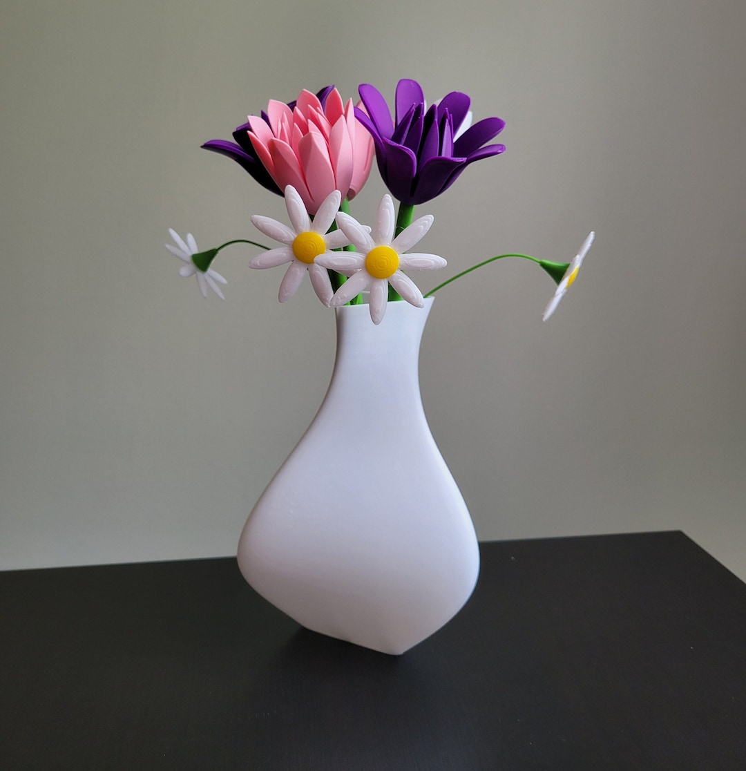 Flower Arrangement | 3D Printed | Home Decoration | Vase | Flowers ...