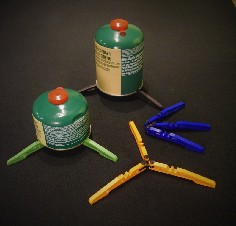 3D Printed Camping Gas Tank Stand Outdoor Butane Holder - Etsy Canada