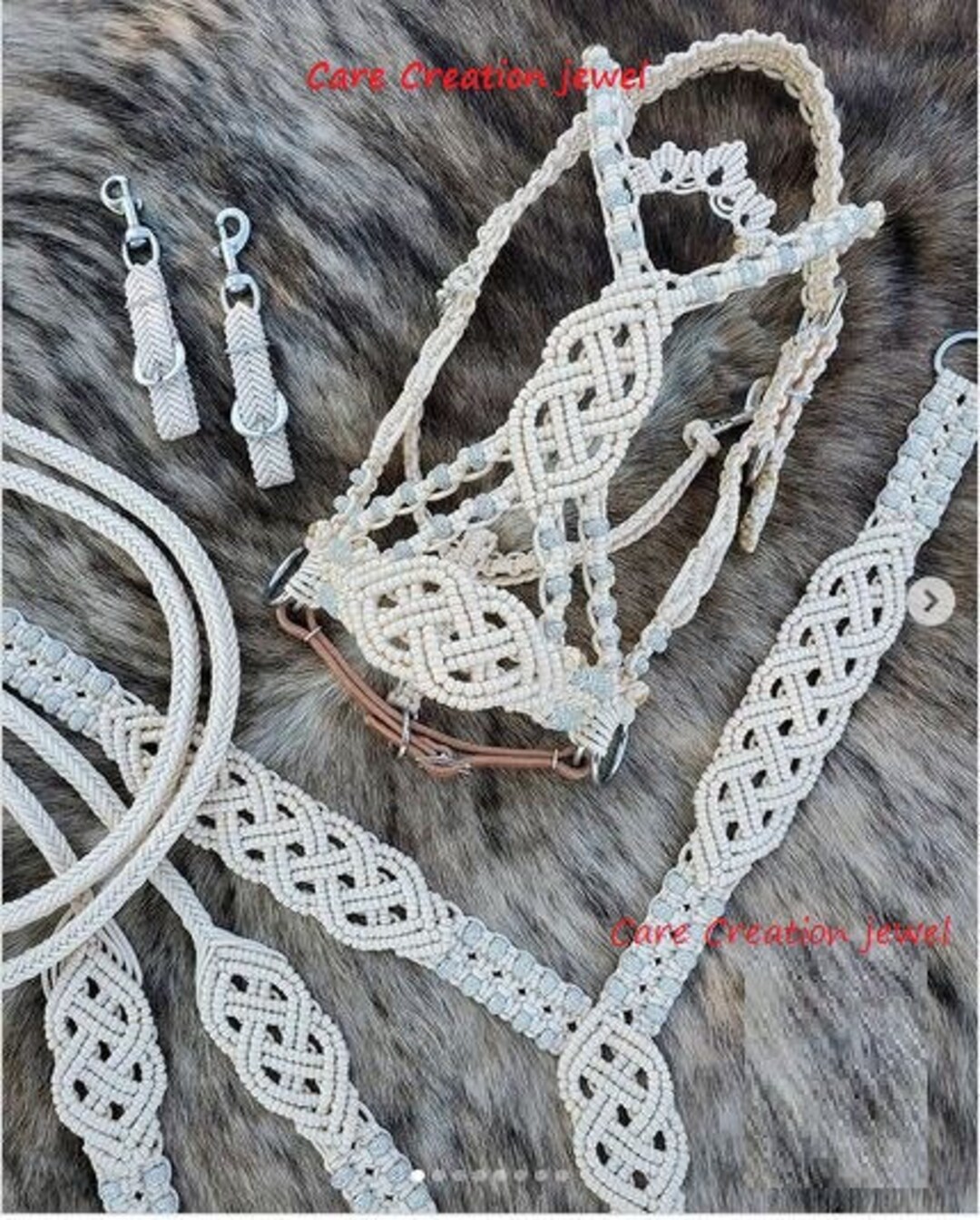 Pony Bitless Bridle, Miniature Horse, Miniature Horse Bridle, Pony Side ...