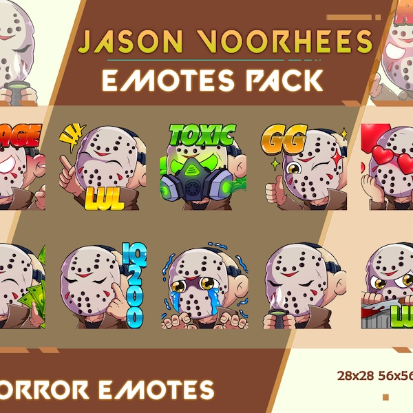 Twitch Emotes Jason - Etsy