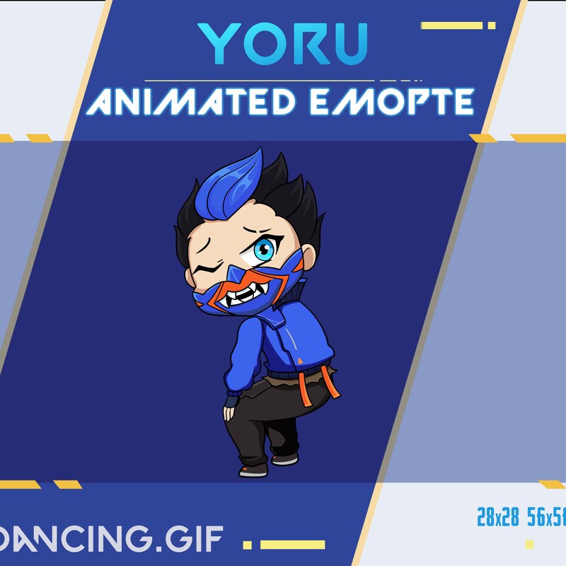 Valorant Yoru Emotes - Etsy