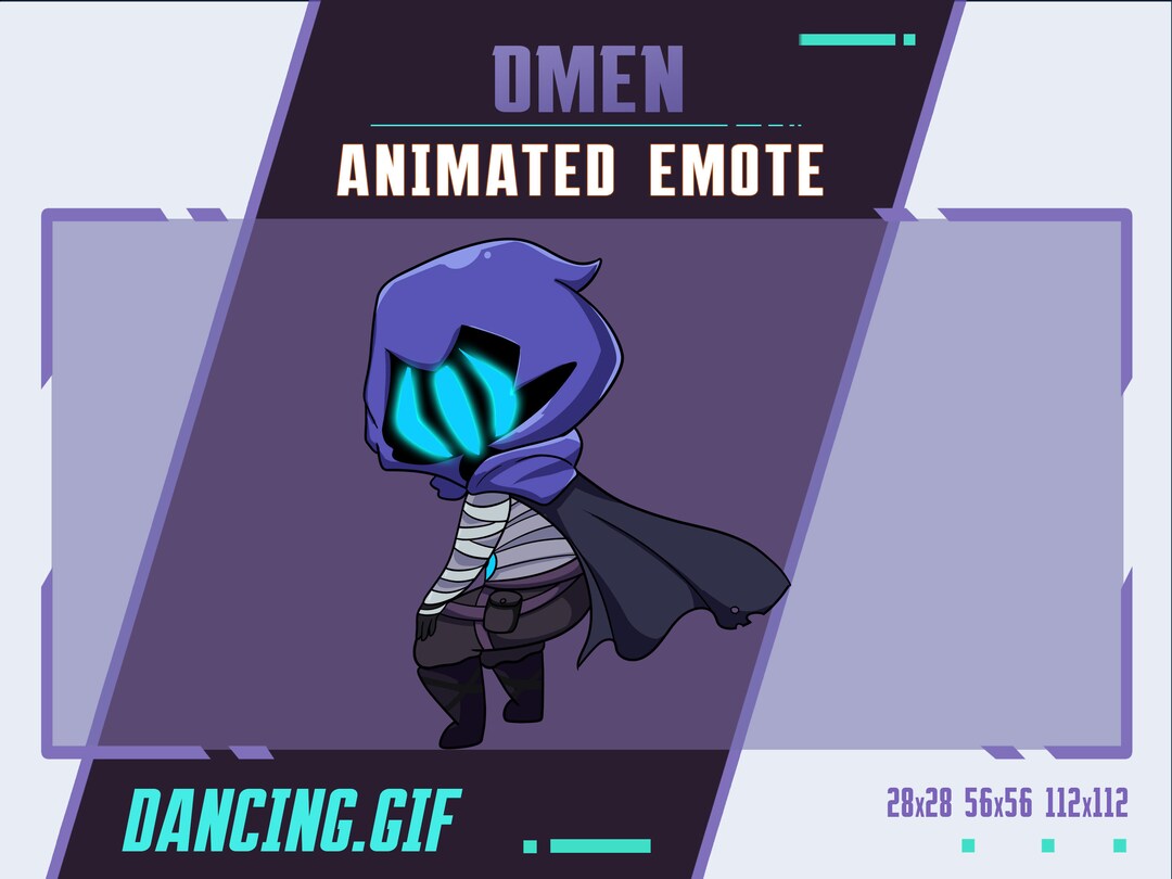 Omen Valorant Dancing Emote: Animated Simpson Style (GIF Digital ...