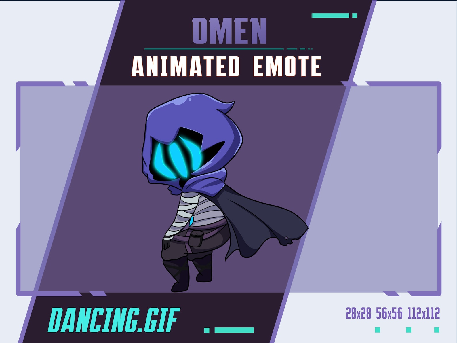 Omen Valorant Simpson Dancing Animated Emote, Twerking Emote, Youtube ...