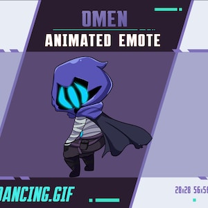 Omen Valorant Dancing Emote: Animated Simpson Style (GIF Digital ...
