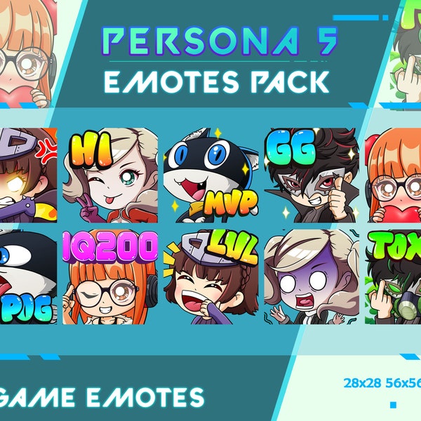 Persona Twitch Overlays - Etsy
