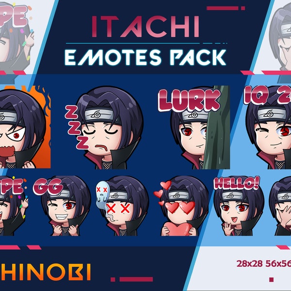 Itachi Emotes - Etsy