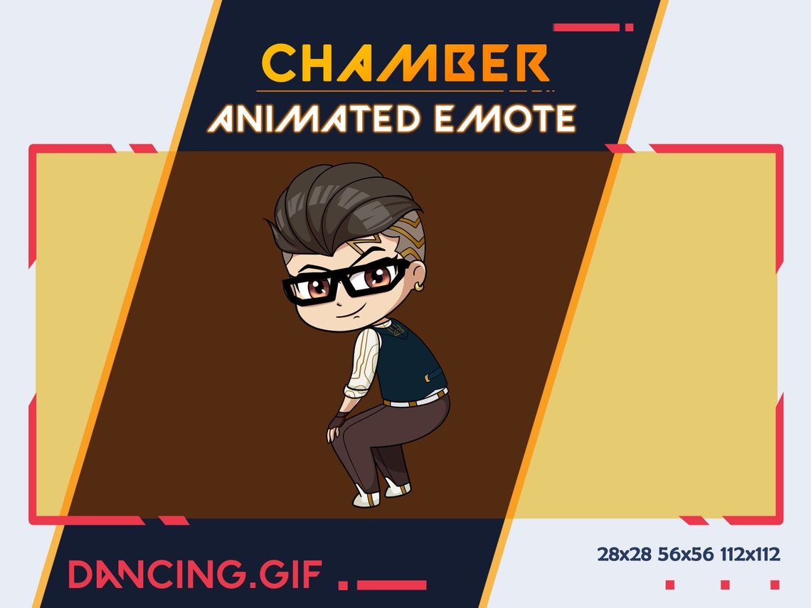 Chamber Valorant Simpson Dancing Animated Emote, Twerking Emote ...
