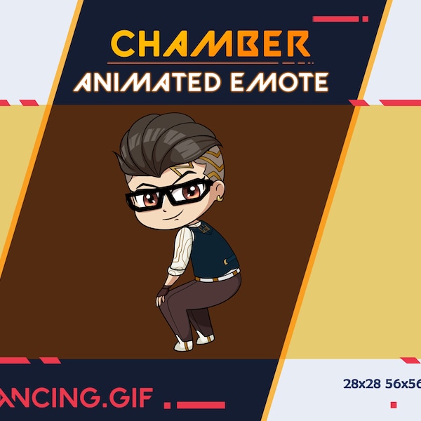 Valorant Emote Animated Chamber - Etsy