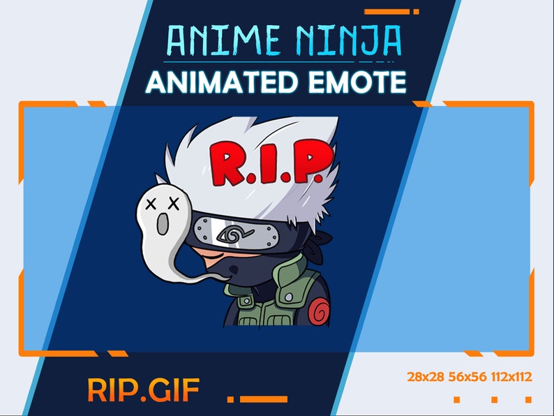 Ninja Shinobi Animated Emotes, Twitch Emote Pack, Streamer Emotes ...