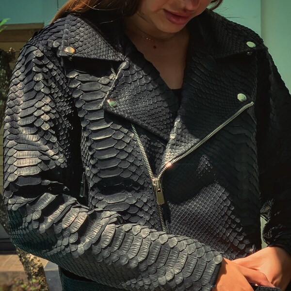 Snakeskin Jacket - Etsy