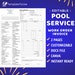 Swimming Pool Service Work Order Invoice, Pool Maintenance, Pool ...