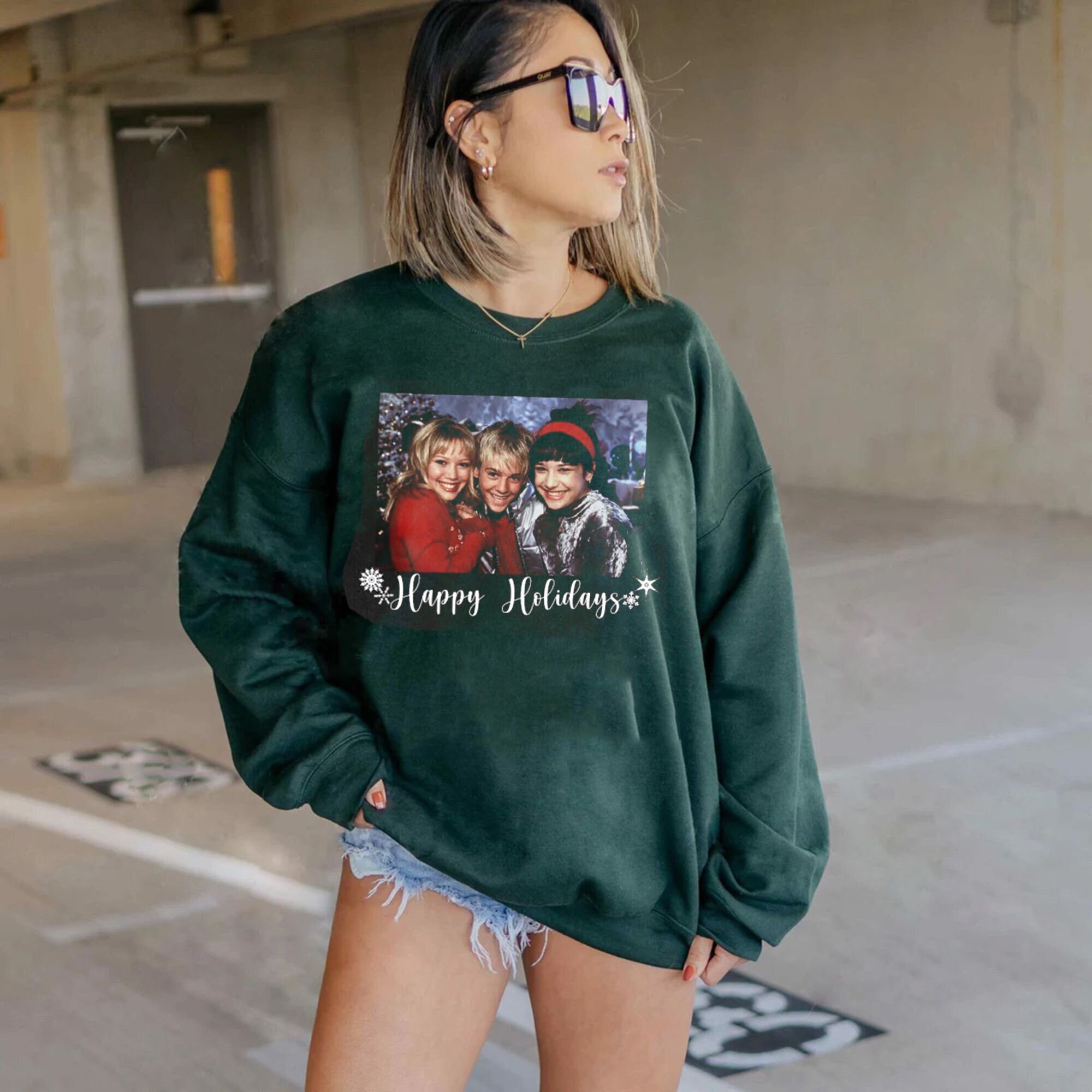 Aaron Carter Happy Holidays Christmas Sweatshirt, Rip Aaron Carter sold ...