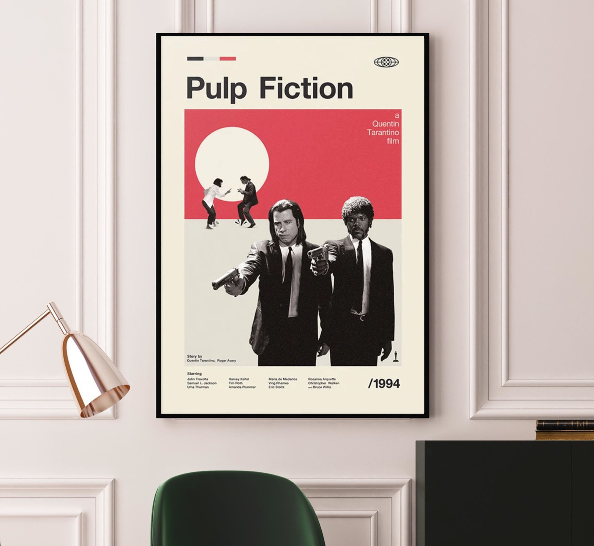 Pulp Fiction Movie Poster, Classic Movie Poster