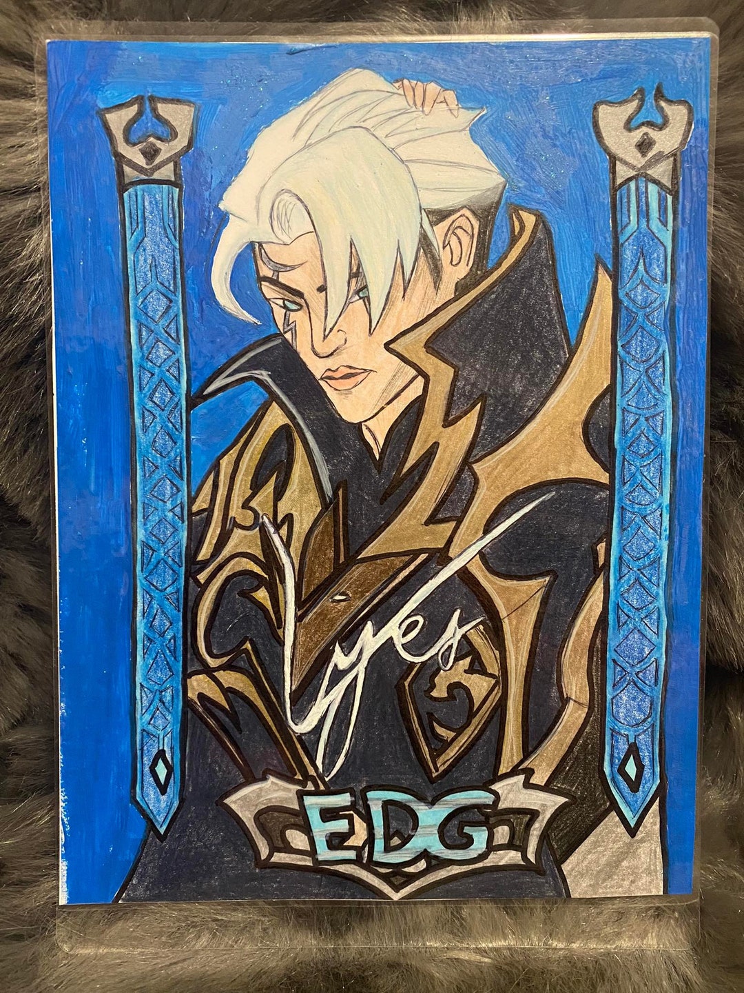 Drawing / Painting EDG Aphelios ( League of Legends ) ART - Etsy