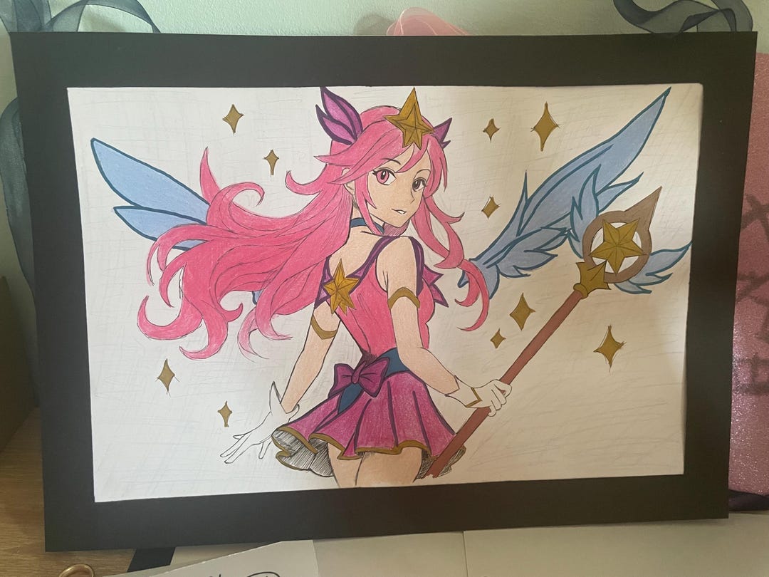 Drawing / Star Guardian Lux ( League of Legends ) ART - Etsy