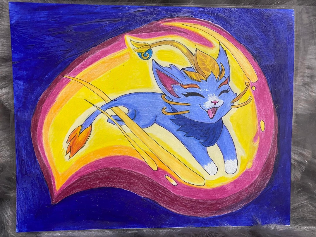 Drawing / Painting Yuumi Uwu League of Legends ART - Etsy