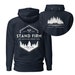Stand Firm Rooted + Grounded Christian Hoodie, 1 Cor 15:58 Bible Verse ...