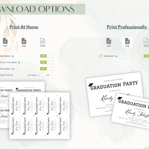 EDITABLE Graduation Insert, Graduation Party Inserts, Graduation 2025 ...