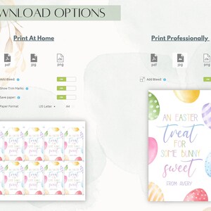 Editable Easter Gift Tag, an Easter Treat for Some Bunny Sweet, Easter ...