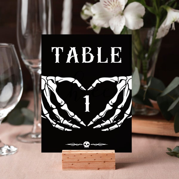 Spooky Table Numbers - Etsy
