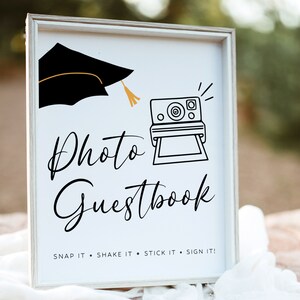 Graduation Photo Guestbook Sign, Graduation Party Photo Guestbook, 2025 ...
