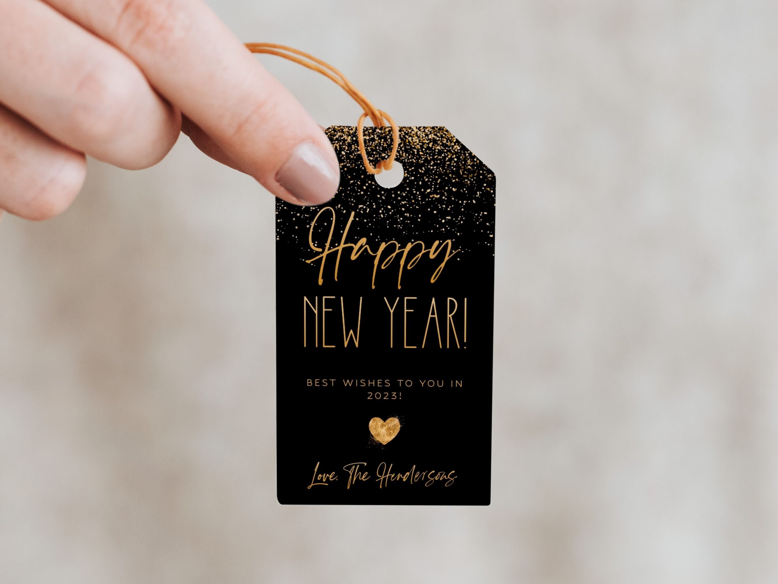 New Years Eve Party Favor Tags New Years Editable Gift Tag - Etsy Canada