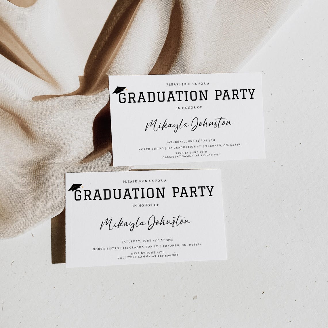 EDITABLE Graduation Insert, Graduation Party Inserts, Graduation 2026 ...