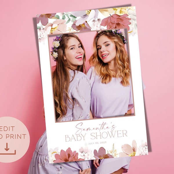 Floral Selfie Frame - Etsy