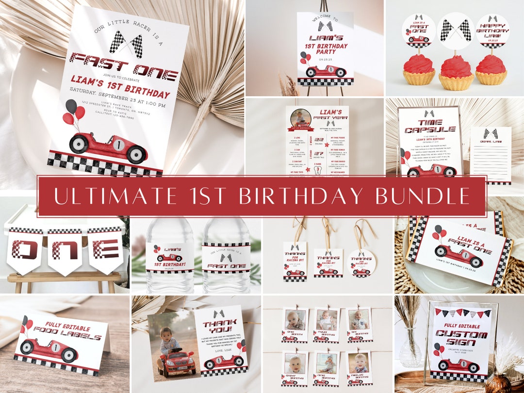 Fast One Birthday Bundle, Fast One 1st Birthday Bundle, Fast One ...