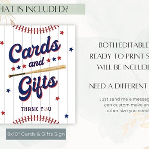 Rookie of the Year First Birthday Sign, Baseball Birthday Party Sign ...