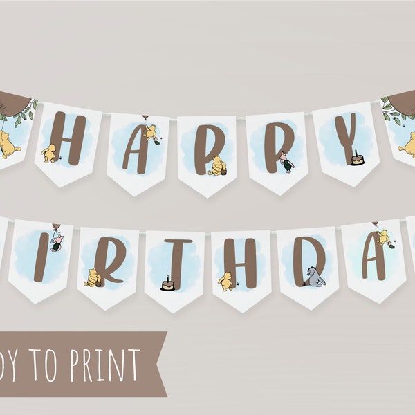 Winnie the Pooh Birthday Party - Etsy