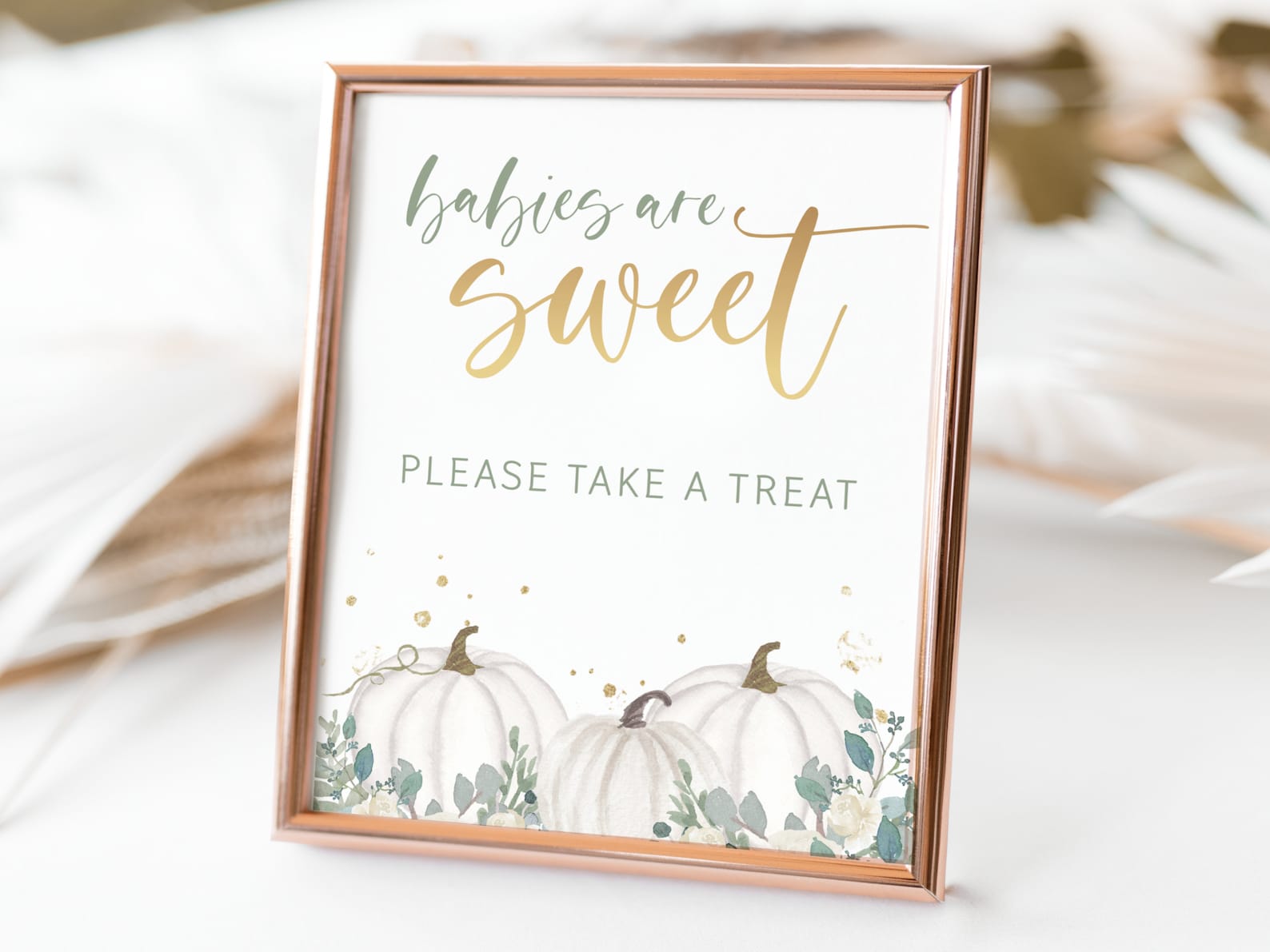 Pumpkin Baby Shower Signs Fall Baby Shower Table Sign - Etsy