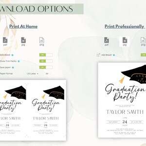 Graduation Party Invitation Template, Graduation Invitation 2023 ...