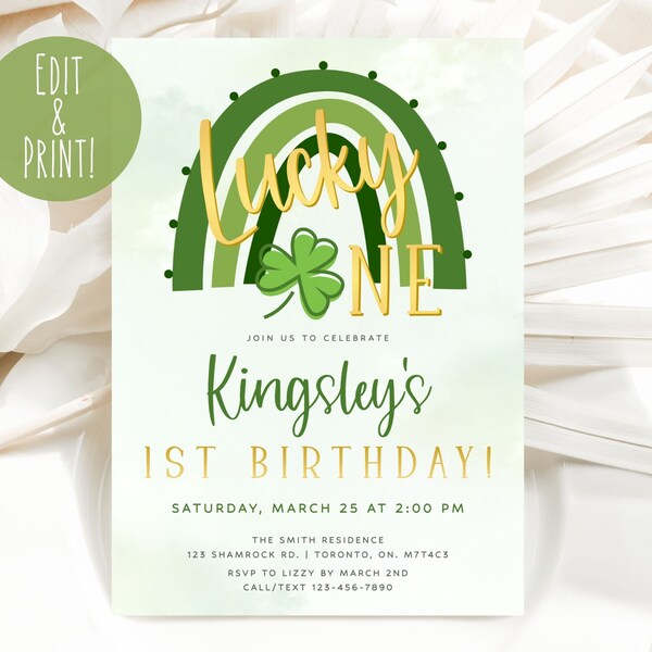 Lucky One Birthday - Etsy
