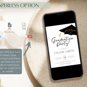 Graduation Party Invitation Template, Graduation Invitation 2023 ...