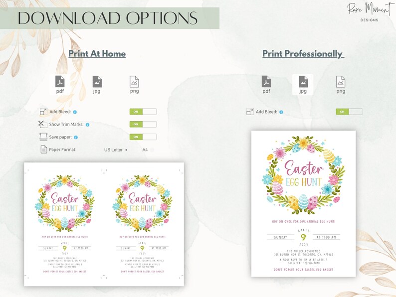 EDITABLE Easter Egg Hunt Invitation Easter Egg Hunt Flyer - Etsy