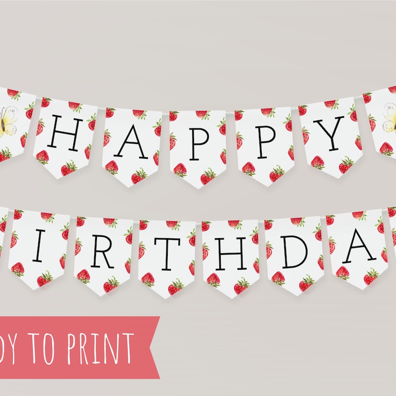 Birthday Garland - Etsy